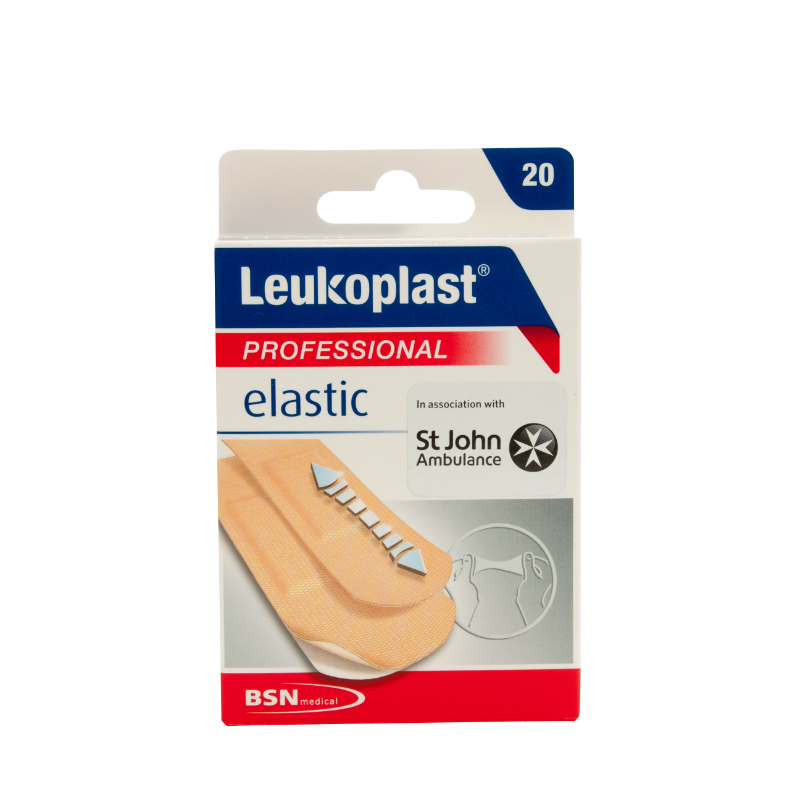Leukoplast Elastic Professional Plasters Assorted Sizes (Pack of 20 ...