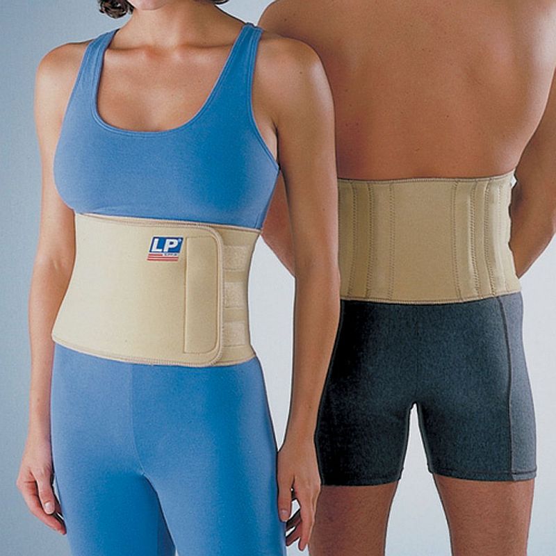 LP Neoprene Back Support with Stays - MedicalSupplies.co.uk