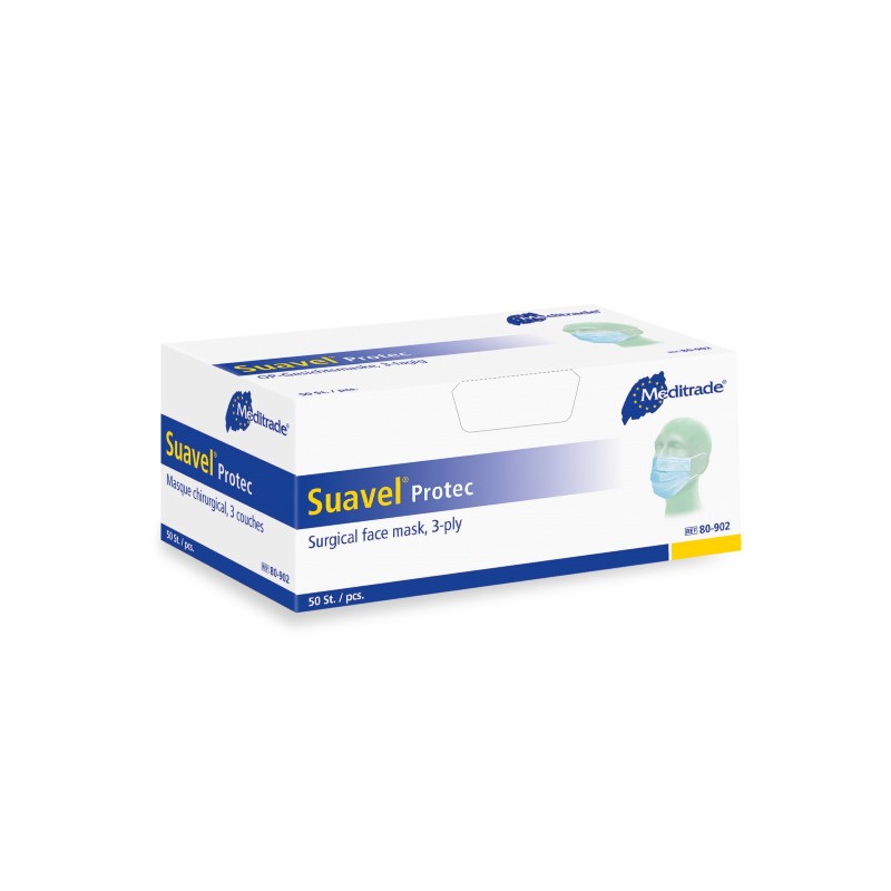 50x Meditrade Suavel Protec Masks - MedicalSupplies.co.uk
