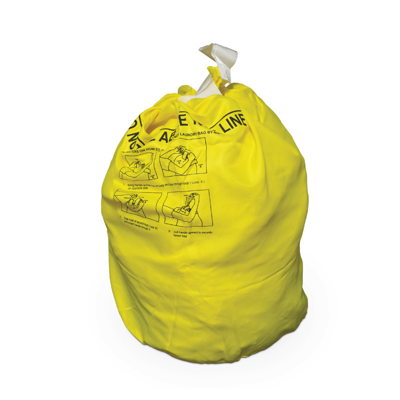 SafeKnot Hospital Laundry Bag Yellow - MedicalSupplies.co.uk