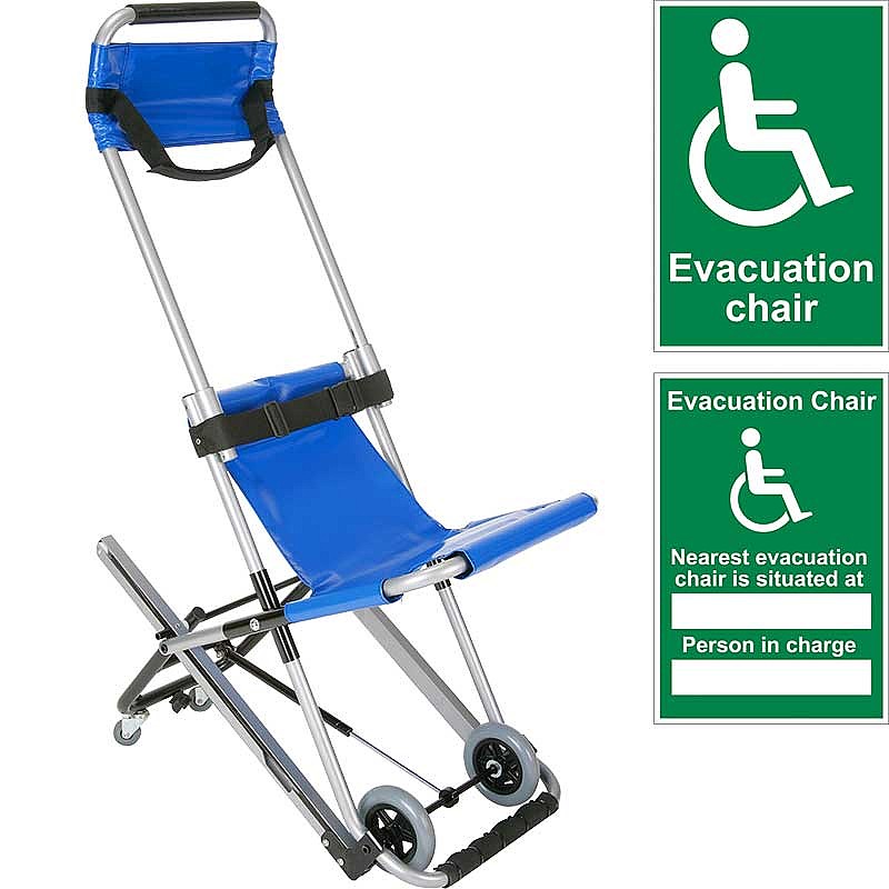 Evacuation Chair w/ Free Accessory Bundle - MedicalSupplies.co.uk