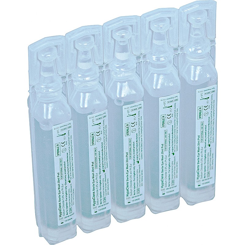 HypaClens Eye Wash Pods (Pack of 25) - MedicalSupplies.co.uk