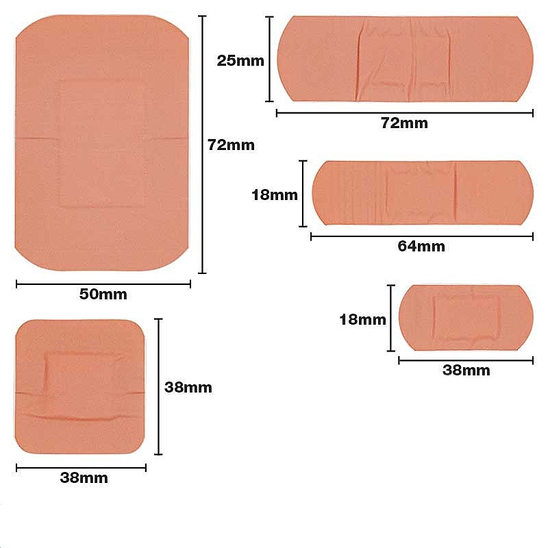 HypaPlast Pink Washproof Plasters x100 - MedicalSupplies.co.uk