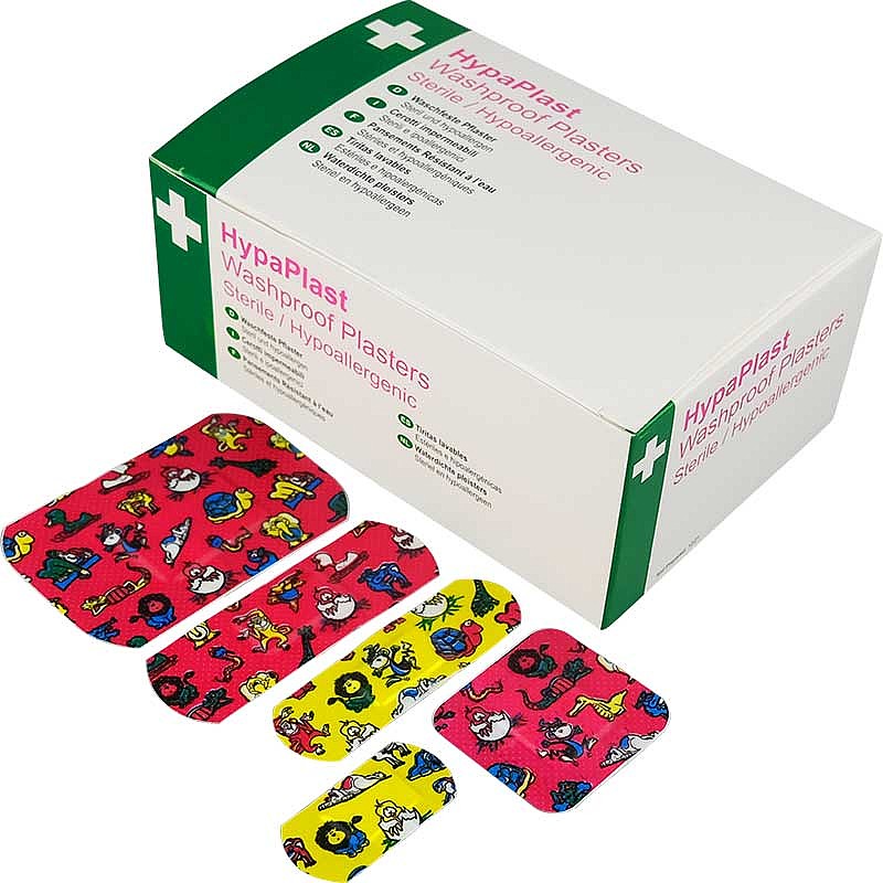 HypaPlast Kid's Washproof Plasters - MedicalSupplies.co.uk