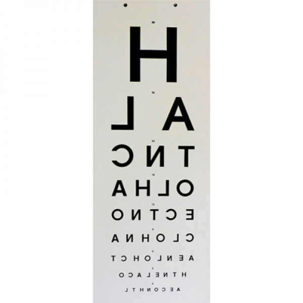 Sussex Vision 6-Metre Snellen Chart - MedicalSupplies.co.uk