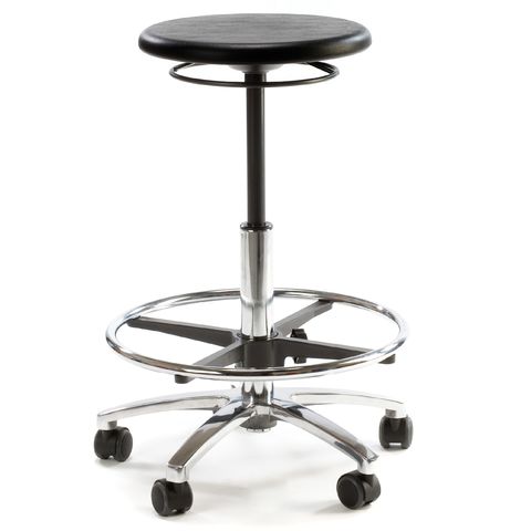 SEERS Medical Round High Laboratory Stool - MedicalSupplies.co.uk