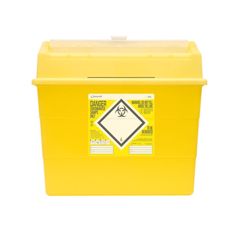 Sharpsafe 30L Protected Sharps Container - MedicalSupplies.co.uk