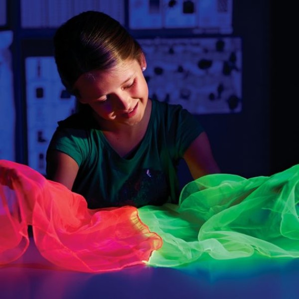 SpaceKraft UV Sensory Neon Scarves - MedicalSupplies.co.uk