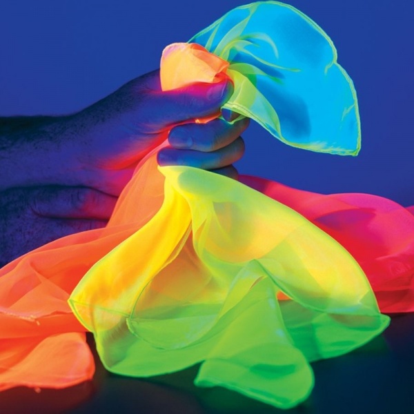 SpaceKraft UV Sensory Neon Scarves - MedicalSupplies.co.uk