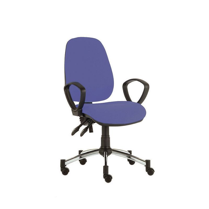 Sunflower Medical Mid Blue High-Back Twin-Lever Vinyl Consultation ...