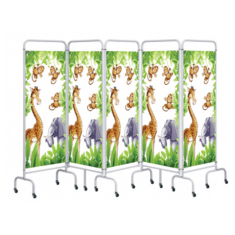 Sunflower Jungle Five-Panel Folding Screen - MedicalSupplies.co.uk