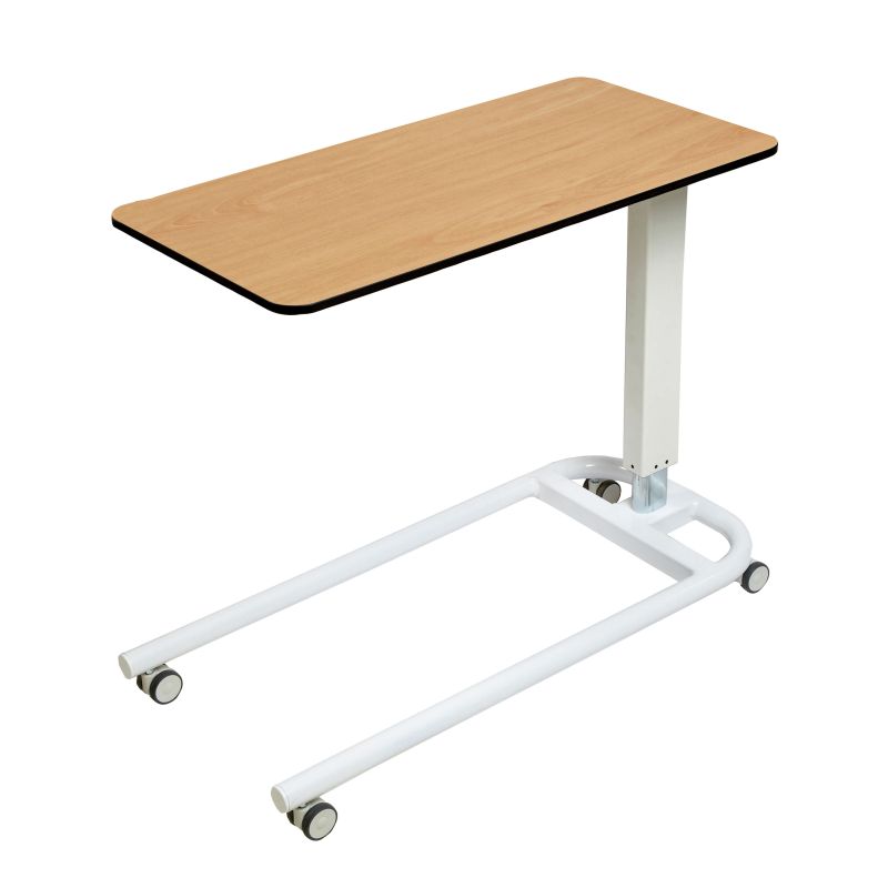Sunflower Medical Beech Over Bed Table with Parallel Base and Compact ...