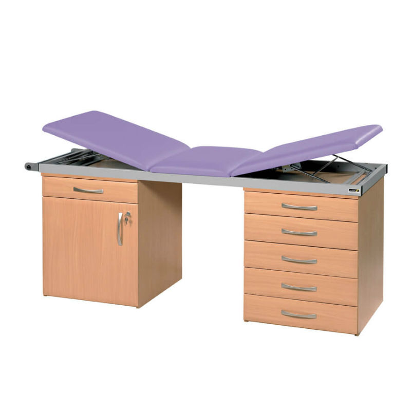 Sunflower Medical Lilac Three-Section Specialist Treatment Couch with ...