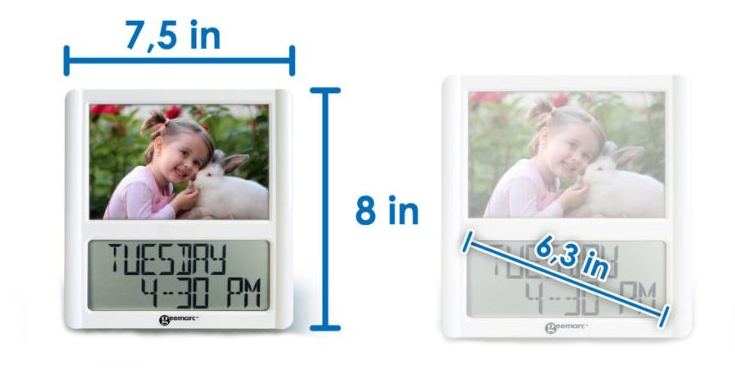 Geemarc Viso 5 Dementia Clock/Frame - MedicalSupplies.co.uk
