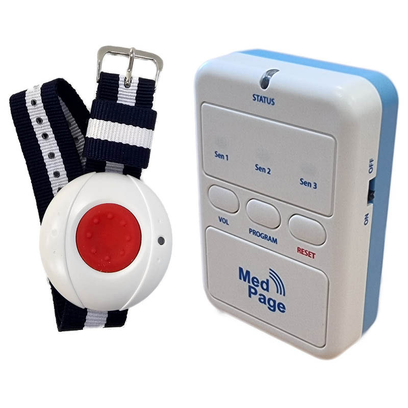 Waterproof Call Pendant and Pager - MedicalSupplies.co.uk