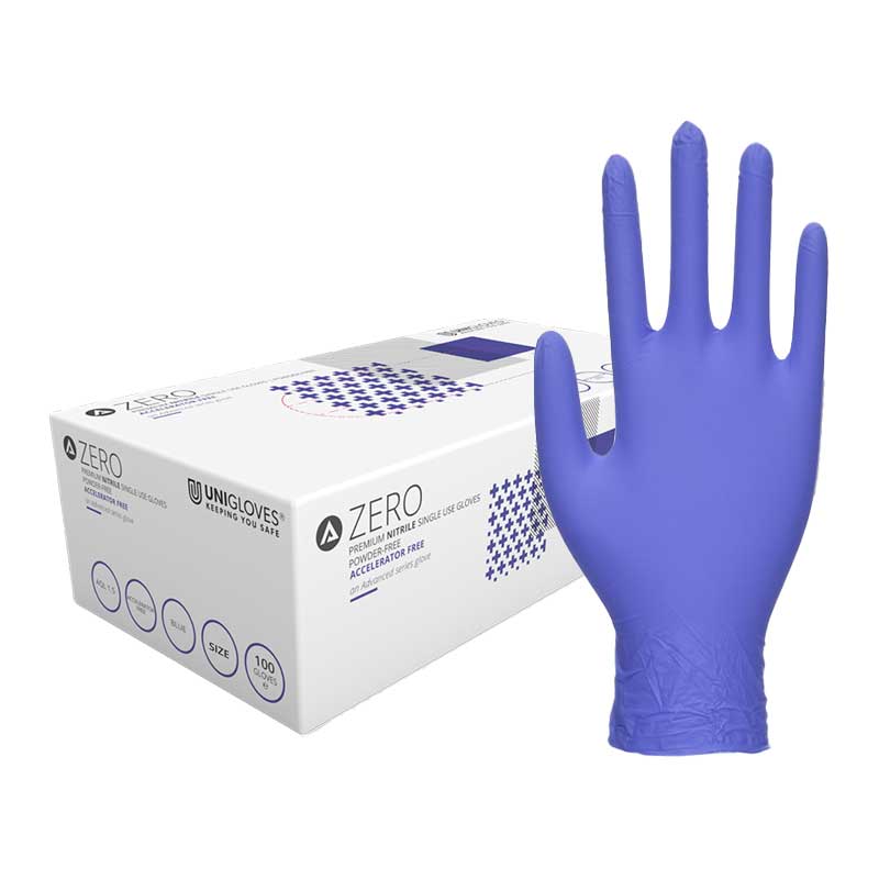 Unigloves Nitrile Accelerator Free Gloves GM005