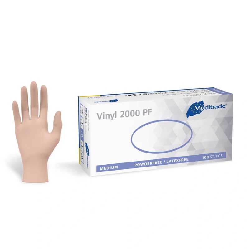 Meditrade Vinyl Medical Gloves - MedicalSupplies.co.uk