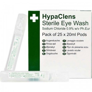HypaClens Eye Wash Pods (Pack of 25) - MedicalSupplies.co.uk