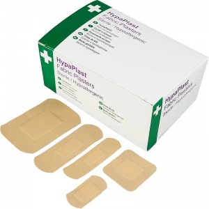 HypaPlast Fabric Plasters (100pk) - MedicalSupplies.co.uk