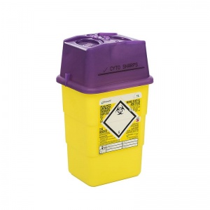 Sharpsafe 1L Sharps Container (100pk) - MedicalSupplies.co.uk