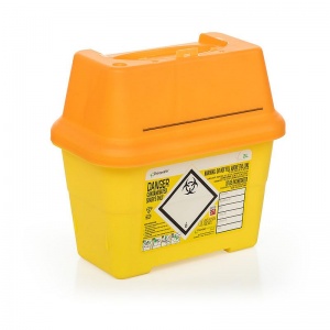 Sharpsafe 2L Sharps Container (50 Pack) - MedicalSupplies.co.uk