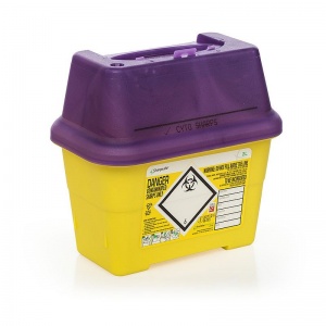 Sharpsafe 2L Sharps Container (50 Pack) - MedicalSupplies.co.uk