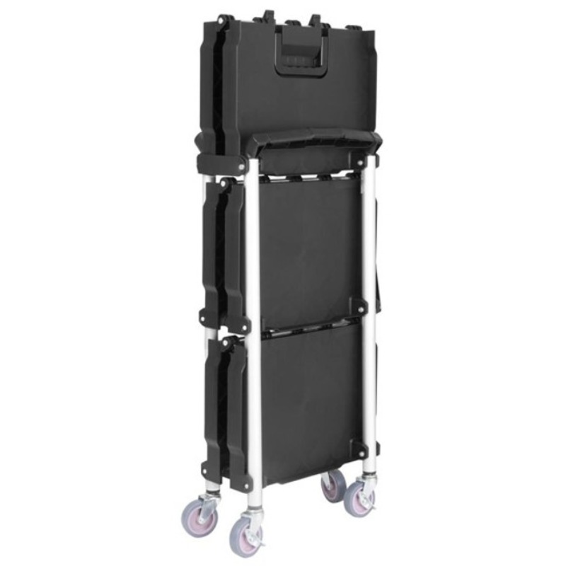 Workhorse Three-Tray Folding Trolley - MedicalSupplies.co.uk