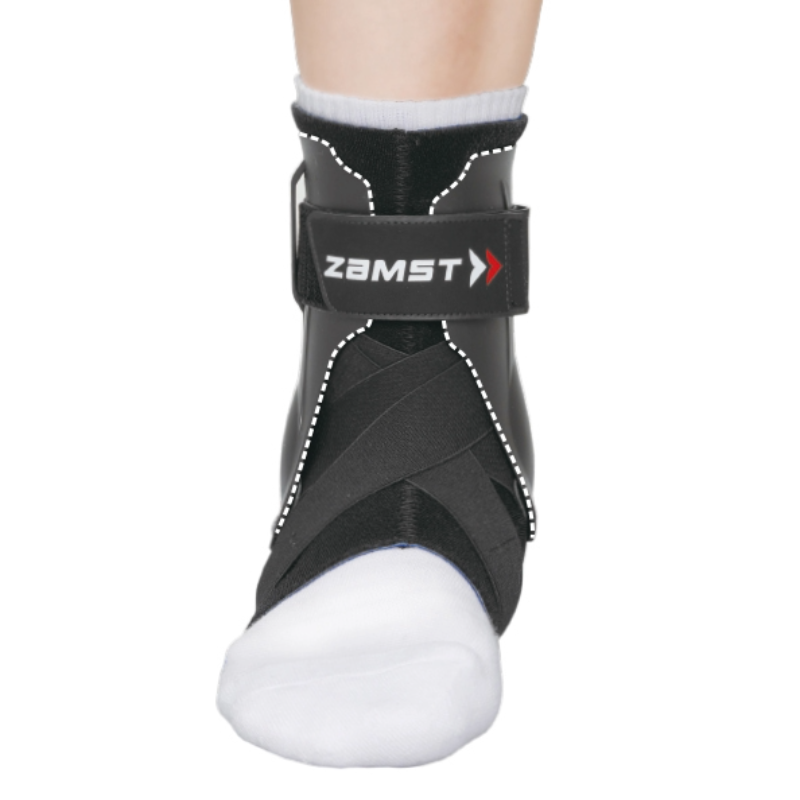 Zamst A2-DX Black Ankle Support - MedicalSupplies.co.uk