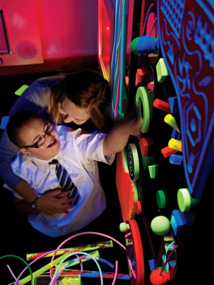 SpaceKraft Sensory UV Tactile Panel - MedicalSupplies.co.uk